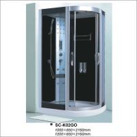 China Bathroom Corner Luxury Tempered Glass Hydromassge Box Shower Cubicle for sale