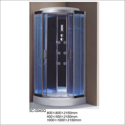 China Free Standing Simple Shower Room Cabin With Computer Control Panel for sale