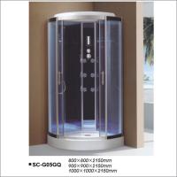 China Multi Functional Bathroom Shower Stalls With Gray Tempered Glass 900*900 for sale