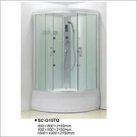 China Computer Controlled Sliding Door Shower Cubicles , Modern Glass Shower Cabin for sale