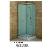 China Durable Multifunctional Steam Shower Cabin with Double Roller Wheel for sale
