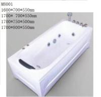 China Acrylic Rectangle Freestanding Jacuzzi Bathtub Fashion Design OEM / ODM Services for sale