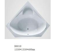 China Corner Acrylic Drop-in Bathtub  Anti - Skid Easier Cleaning 1400*1400*400mm for sale