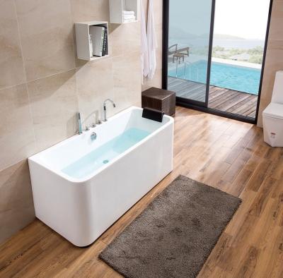 China Modern Design Freestanding Acrylic Bathtub / Stand Alone Jacuzzi Bathtub for sale