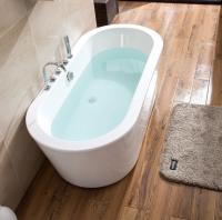 China Model Design Ellipse Acrylic Freestanding Bathtub for sale