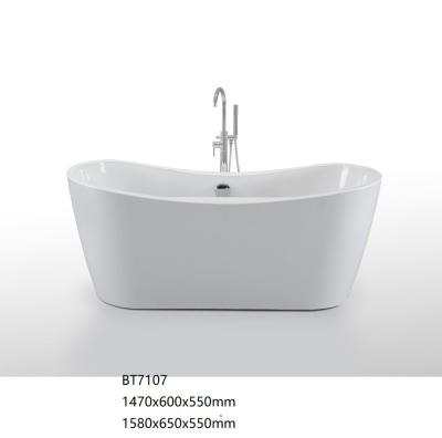 China Popular Modern Freestanding Bathtub Custom Made Solid Surface Acrylic Material for sale
