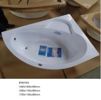 China Solid Surface Acrylic Built-in Tub Slip Resistant With Drain Hotel / Home Using for sale