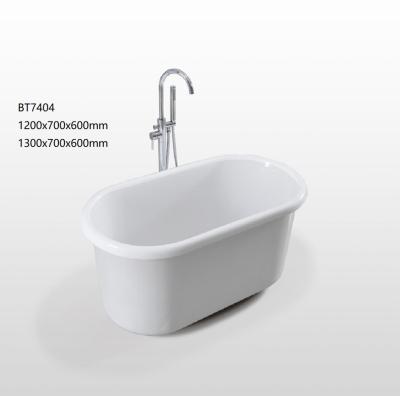 China Children Acrylic Freestanding Jacuzzi Bathtub Oval Stand Alone Tub for sale
