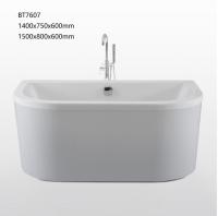 China Professional Indoor Freestanding Acrylic Tub , Freestanding Rectangular Bathtub for sale