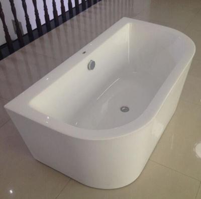 China Modern Acrylic Freestanding Jacuzzi Bathtub , Rectangle Modern Stand Alone Tub for sale