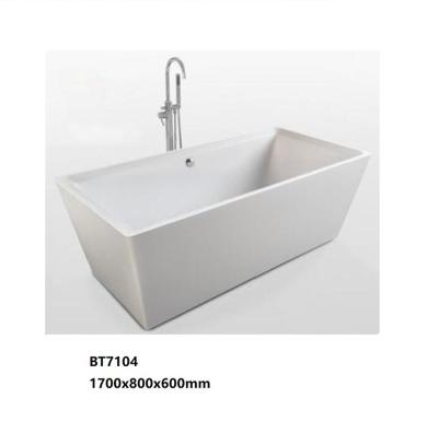 China Customized Indoor Acrylic Freestanding Soaking Tub / Small Stand Alone Bathtubs for sale