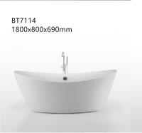 China Customized Indoor Freestanding Jacuzzi Bathtub Bathroom Tubs Bacterial Resistance for sale