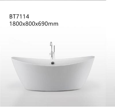 China Customized Indoor Freestanding Jacuzzi Bathtub Bathroom Tubs Bacterial Resistance for sale