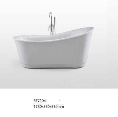 China Acrylic Freestanding Bathtub Stand Alone Jacuzzi Bathtub 1780x880x830 for sale