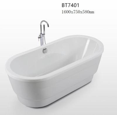 China Sanitary Ware Freestanding Acrylic Jacuzzi Best Selling Bathtub (BT7401) for sale