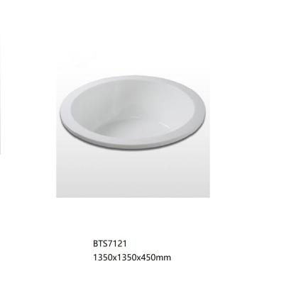 China Circular Shaped Acrylic Drop-in Bathtub for Indoor Tub CE Certification for sale