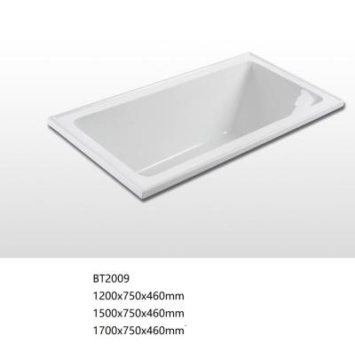 China Fashion Drop-in Bathtub For Villa House Bathroom ，Acrylic Inbuilt Bathtub for sale