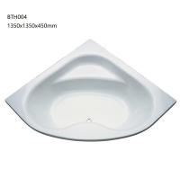 China Acrylic Modern Built-In Acrylic Bathtub 1350x1350x450mm High Gloss for sale