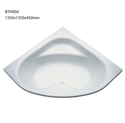 China Acrylic Modern Built-In Acrylic Bathtub 1350x1350x450mm High Gloss for sale