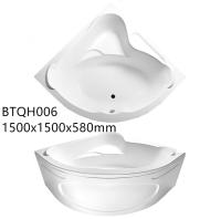 China Comfortable Acrylic Freestanding Jacuzzi Bathtub , Corner Indoor Jacuzzi Tub for sale