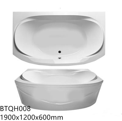 China Eco Friendly Indoor Freestanding Acrylic Bathtub ，Rectangular Freestanding Tub for sale
