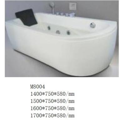 China Rectangle Freestanding Acrylic Rectangle Bathtub Acrylic Material M8004 for sale