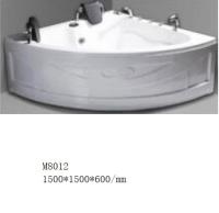 China Custom Size Corner Jacuzzi Bathtubs , Acrylic Freestanding Corner Tub Easy Install for sale