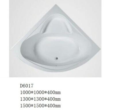 China Corner Built In Bathtub Non Slip , Acrylic Drop-In Corner Tub Sanitary Ware for sale