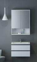 China High Grade MDF Wall Hung Bathroom Cabinet Vanity Units With Mirror Cabinet for sale