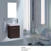 China 40cm Wide Pvc Bathroom Vanity With Sink Wall Mounted Modern Style for sale