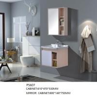 China Modern Wall Mount Bathroom Vanity with Mirror PVC Carcase Material for sale