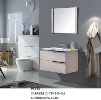 China Modern Wall Mounted Sink Vanity , Bathroom Wall Hanging Cabinets Custom Made for sale