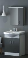 China Moisture Resistant MDF Floor Mounted Bathroom Cabinets 600*500*840mm Size for sale