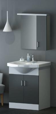 China Moisture Resistant MDF Floor Mounted Bathroom Cabinets 600*500*840mm Size for sale