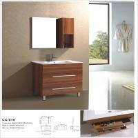 China Modern Freestanding Bathroom Vanity Units With Mirror Artificial Stone Countertop for sale