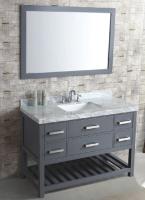 China Bathroom Mirror Cabinet 48′′ , Modern Bathroom Vanities With Multi Drawers for sale