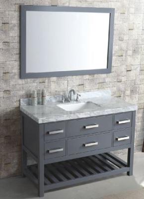 China Bathroom Mirror Cabinet 48′′ , Modern Bathroom Vanities With Multi Drawers for sale