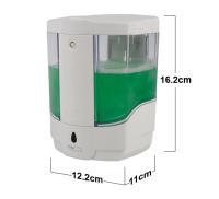 China 800ml Infrared Automatic Liquid Soap Dispenser Wall Mounted Touch Free for sale