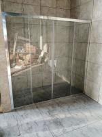 China Custom Sliding Door Glass Shower Screen Bathroom Shower Doors Free Standing for sale