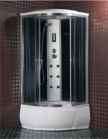 China ABS Material 1 Person Steam Shower Cabin Aluminum Frame for sale