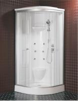 China Curved Toughened Glass Steam Shower Cabin 900*900*2150 for sale