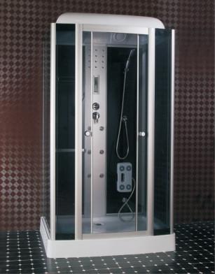 China Tempered Glass ABS Sliding Door Shower Room 900*900*2150mm for sale