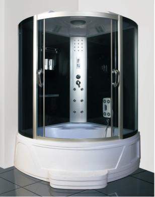 China Tempered Clear Glass Steam Shower Cabin Sliding Open for sale