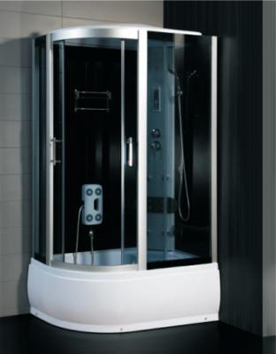 China Deep Sink Sector Steam Shower Room With 5mm Transparent Tempered Glass for sale