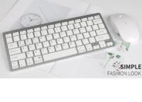 China Recharge Bluetooth 5.0 2.4Ghz USB Receiver Wireless Keyboard And Mouse Set for sale