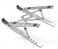 China Non Slip Portable Notebook Folding Shelf Bracket for Home Office Hotel for sale