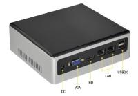China LPDDR4 Dual Lan Mini PC ,  Gaming Desktop Computers Intel Core I3/I5/I7 Fan Cooling for sale