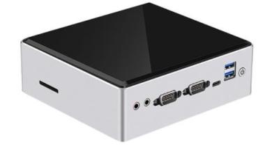 China LPDDR4 Dual Lan Mini PC ,  Gaming Desktop Computers Intel Core I3/I5/I7 Fan Cooling for sale
