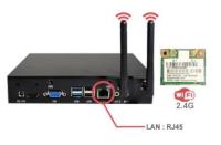 China Black Mini Desktop PCs Intel Core i5-7200U i5-7300U VGA+HDMI Fan cooling for sale