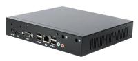 China Black Mini Desktop PCs Intel Core i5-7200U i5-7300U VGA+HDMI Fan cooling for sale